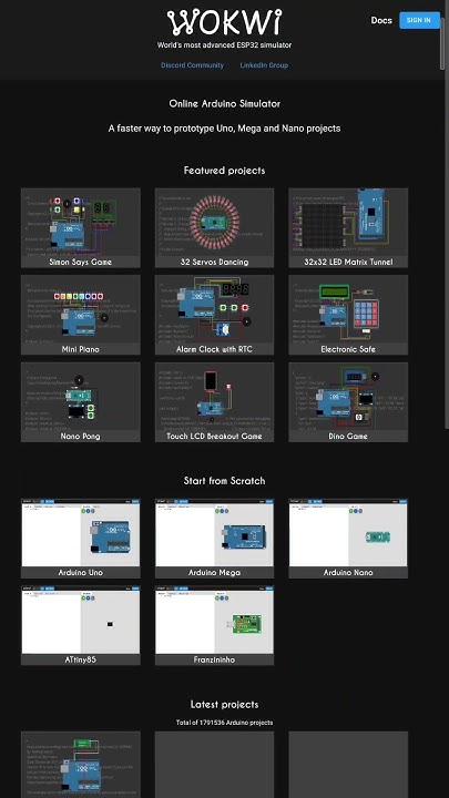 Create your virtual project on WOKWI. - YouTube
