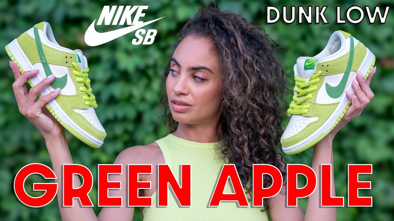 I completed the fruity pack! Nike SB Dunk Low Green Apple Review and ...