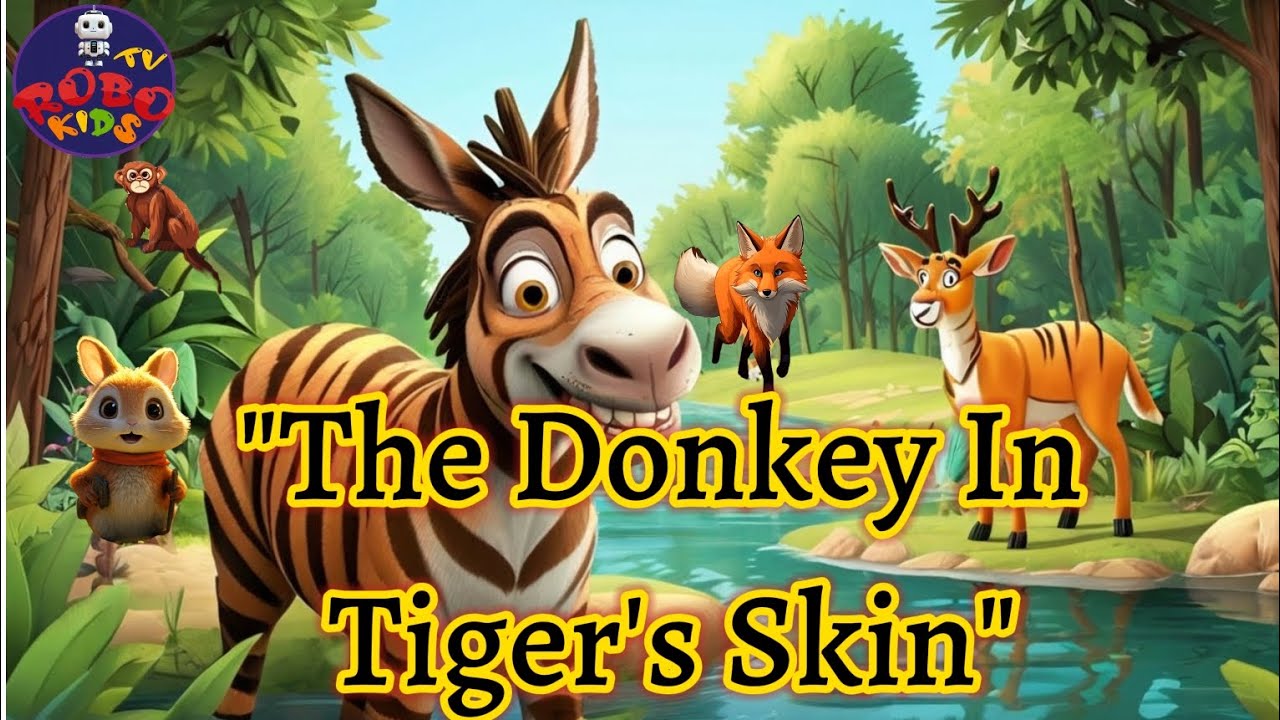 "The Donkey In Tiger's Skin" | Donkey And Tiger Story - YouTube