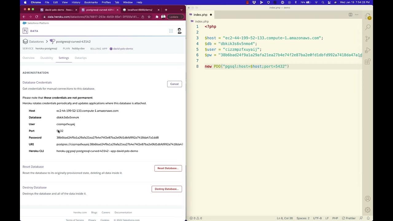 How to connect to a Postgres database in PHP using the PDO class - YouTube