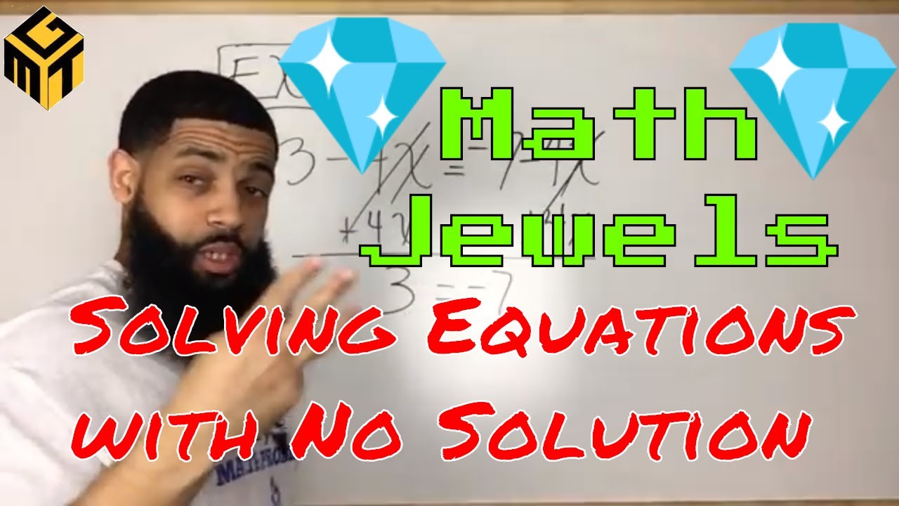 Best Online Math Tutor | Solving Equations With No Solution - YouTube