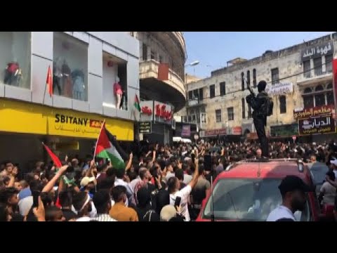 In centinaia al corteo funebre per i palestinesi uccisi a Nablus