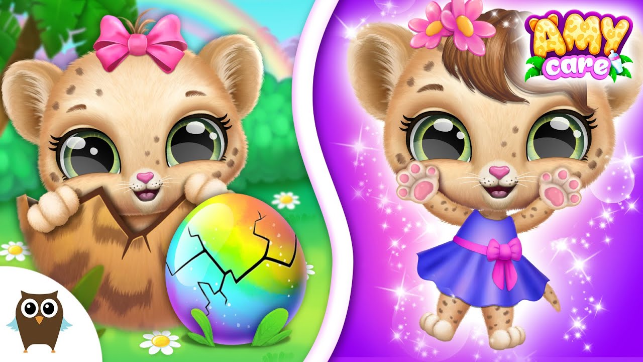 Amy's Daily Vlog 💚 Amy Care - My Leopard Baby TutoTOONS - YouTube