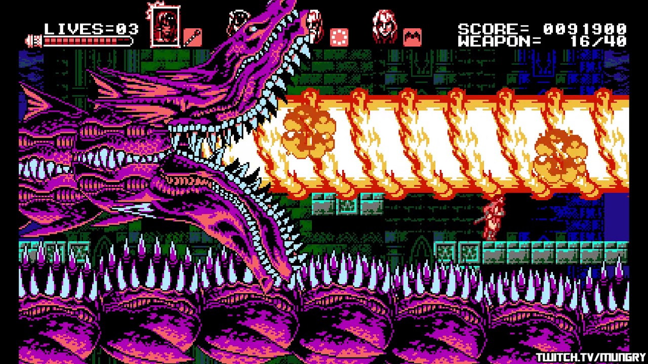 Bloodstained: Curse of the Moon ALL BOSS FIGHTS!!! (Normal Mode) - YouTube