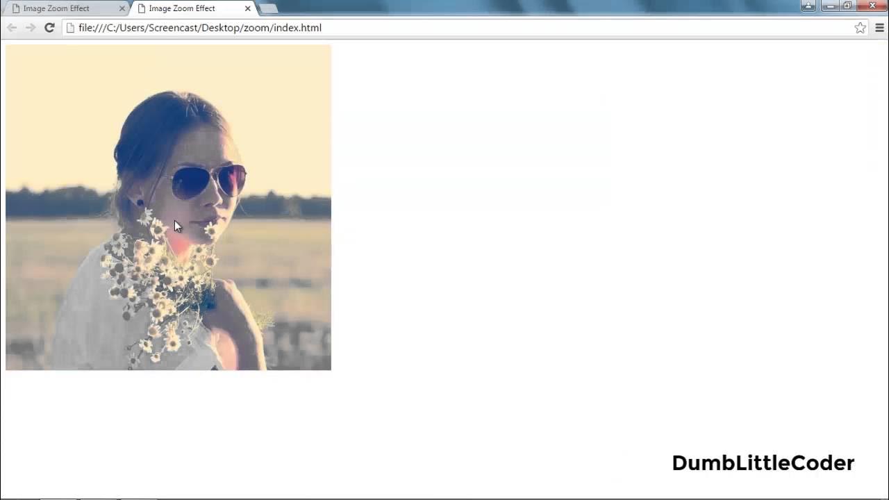 Scale on Hover with CSS3 Transition | Tutorials in Hindi - YouTube