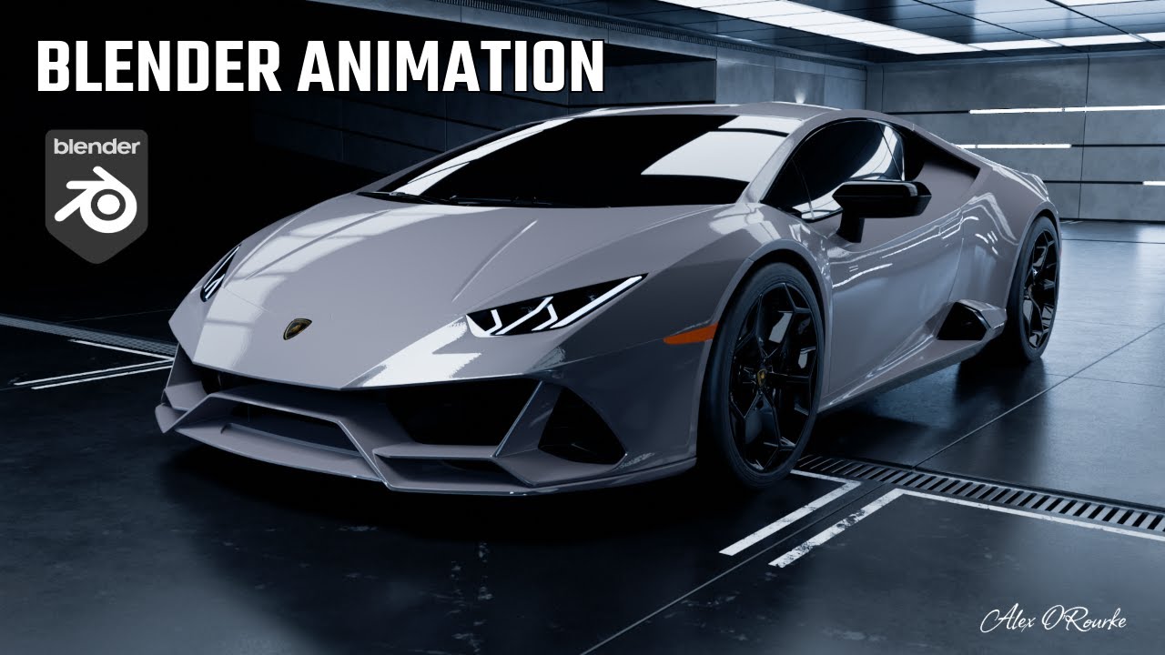 Realistic Blender 3D Car Animation- Lamborghini Huracán EVO + Breakdown ...