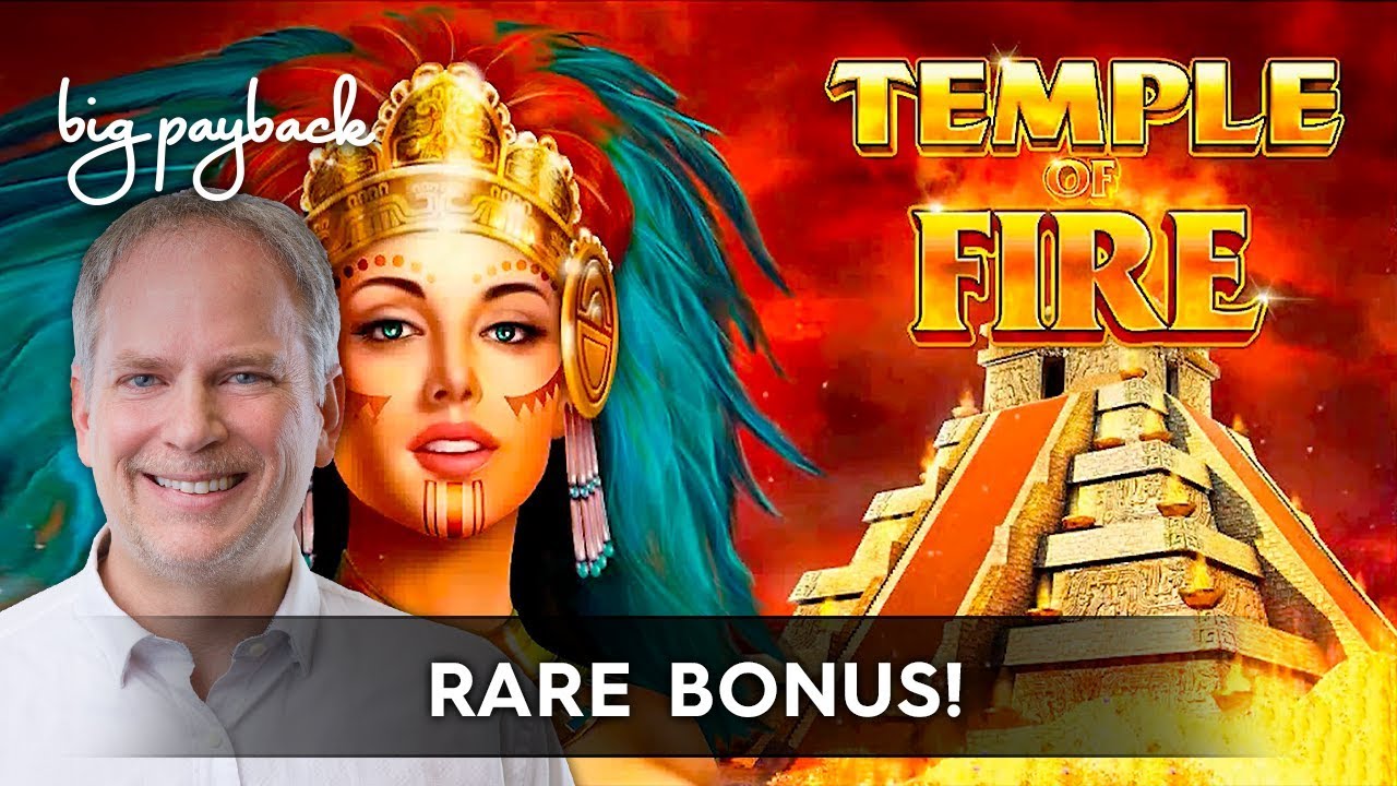 RARE BONUS - Temple of Fire Slot - NICE SESSION! - YouTube