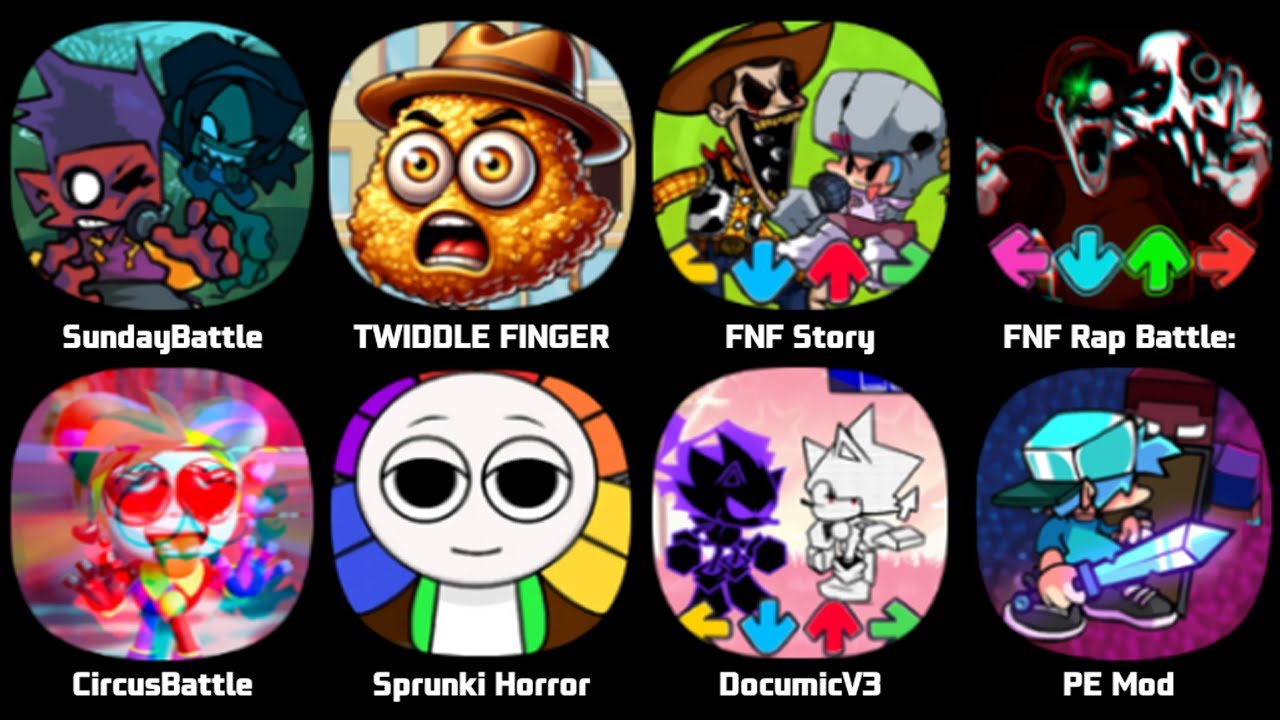 FNF Cyborg, FNF Creepypasta, FNF Red Room, FNF Minecraft Erect, FNF ...