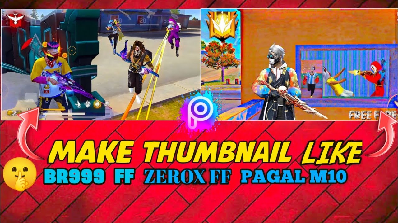 How To Edit Thumbnail Like zerox Ff 😱 // Zerox FF Jaisa Thumbnail Kaise ...