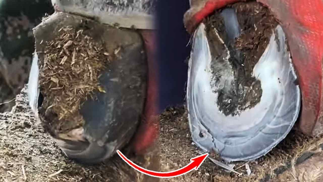 Regularly Help Donkeys Trim Their Hooves To Maintain Their Health丨ASMR丨 ...