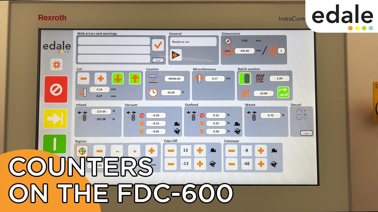 Counters on the FDC-600 - YouTube