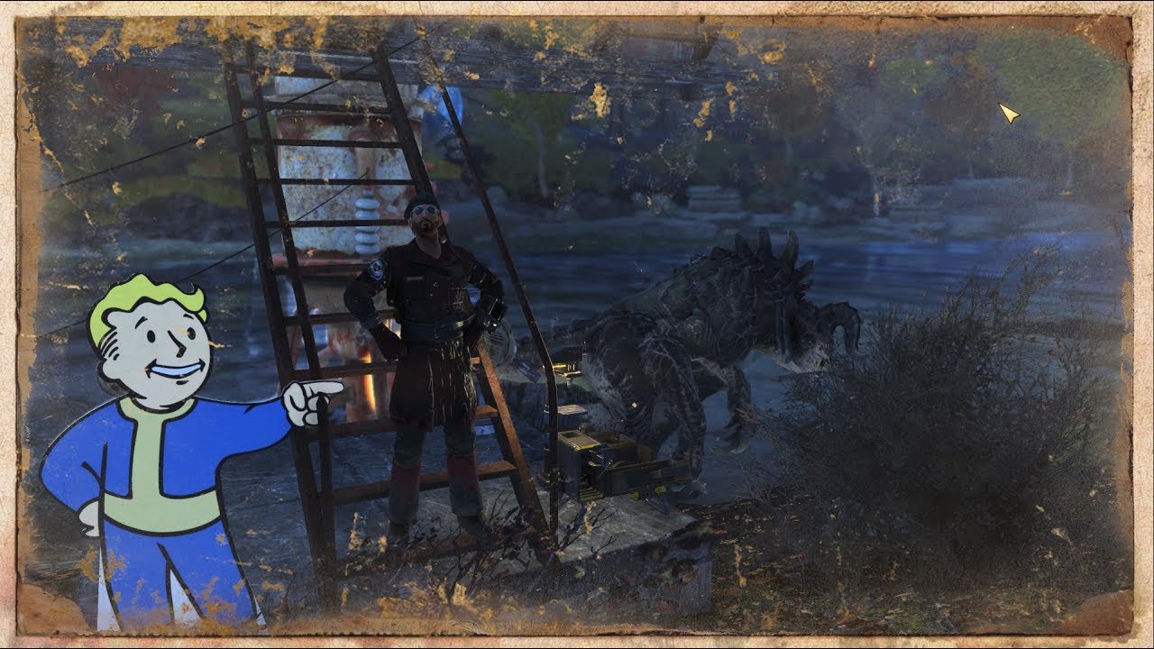 Fallout76 Taming Deathclaw 馴服死亡爪! - YouTube