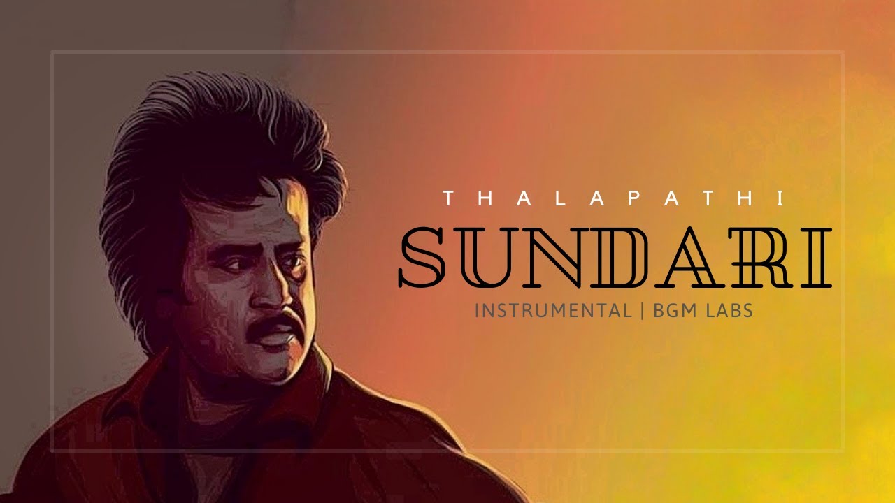 Sundari (Instrumental) | Thalapathi | Ringtone | Rajinikanth ...