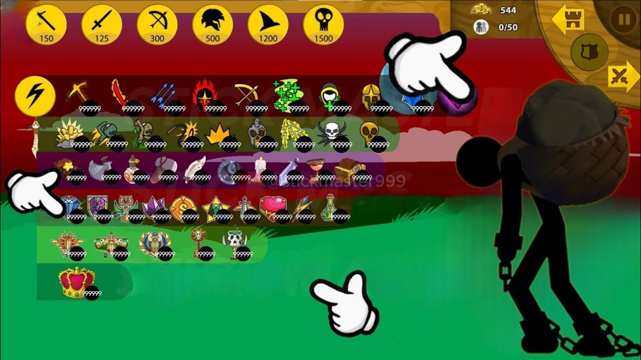 NEW GIANT BOSS X9999999 CONTROL ALL LEGENDARY ITEM | STICK WAR LEGACY ...