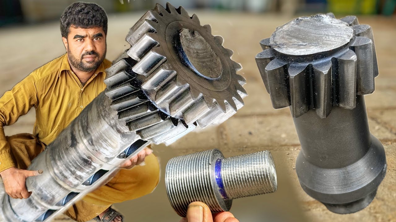 A First Time Broken Gearbox Block Repairing That Never Broke Again and ...