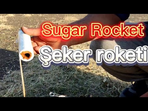 EXPERİMENT: How to make sugar rocket - YouTube