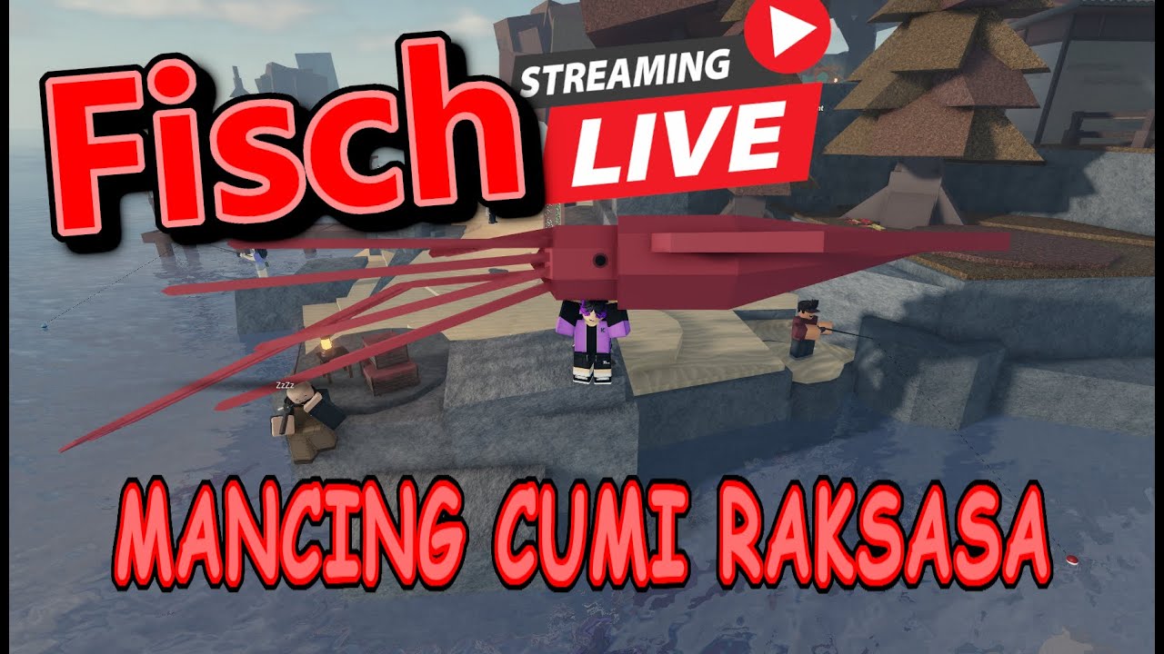 [🔴LIVE] Berburu Colossal Squid di malam minggu! - Fisch Roblox - YouTube