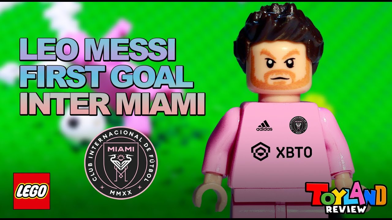 LEGO Messi 1st goal INTER MIAMI - YouTube