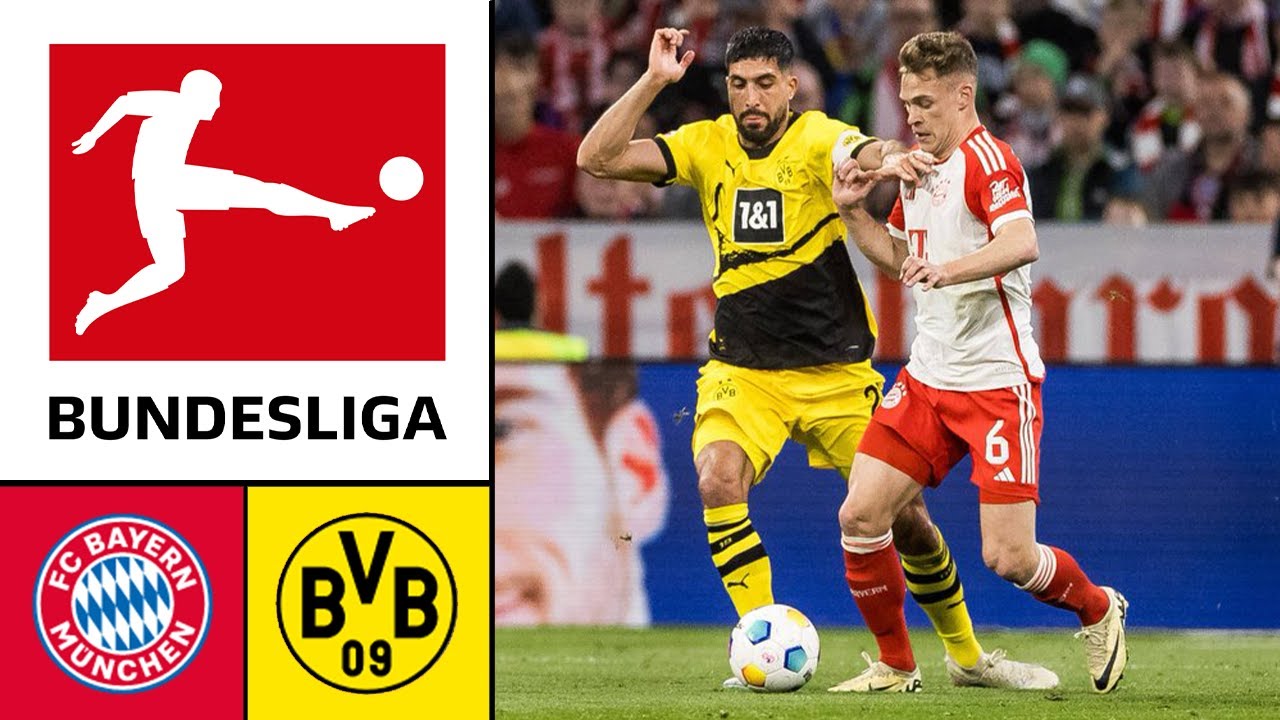 FC Bayern München vs Borussia Dortmund ᴴᴰ 30.03.2024 - 27.Spieltag - 1 ...