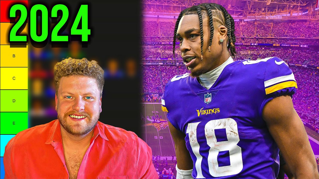 Top 20 Wide Receiver Rankings For 2024 Fantasy Football - YouTube