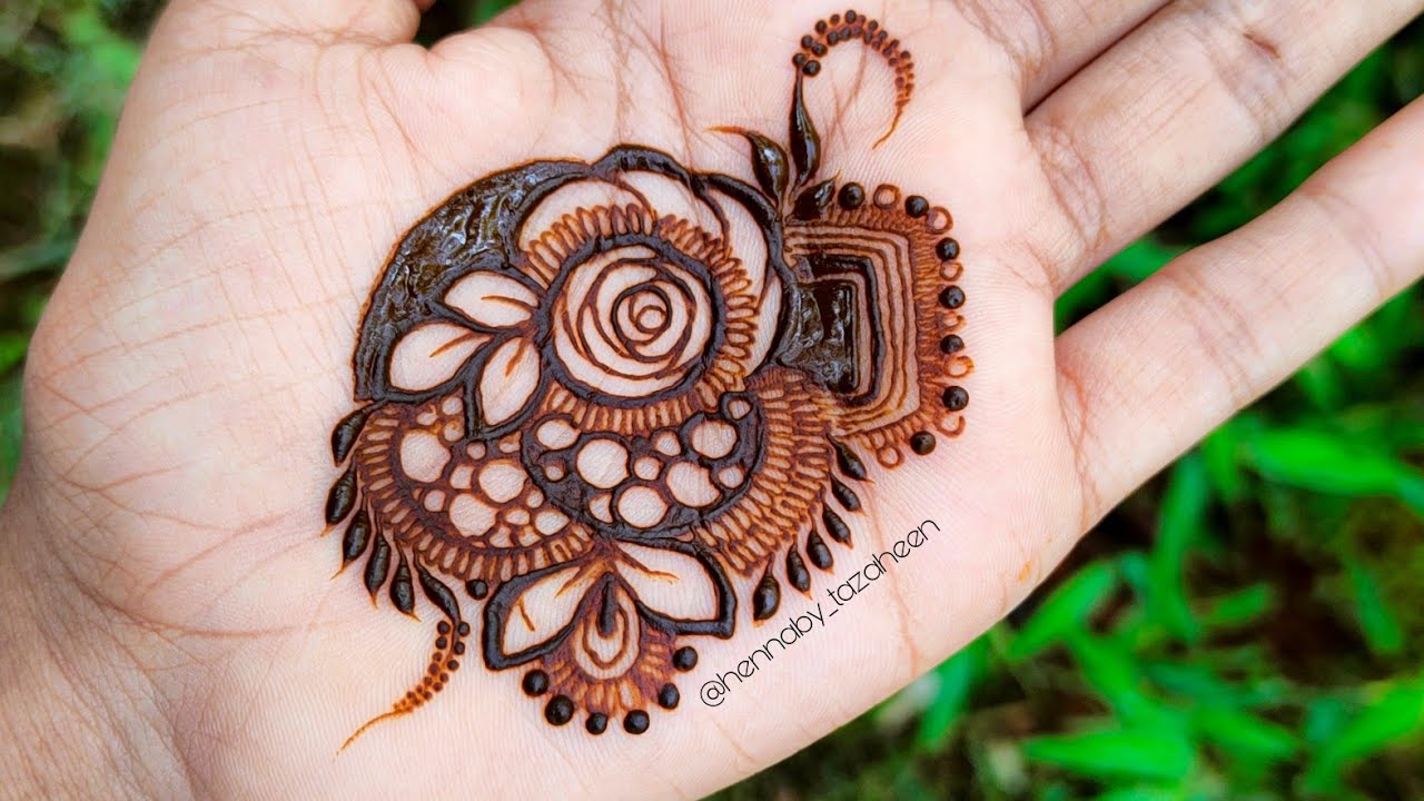 Mandala Mehndi Design For palm | Intricate Mandala Henna Design ...