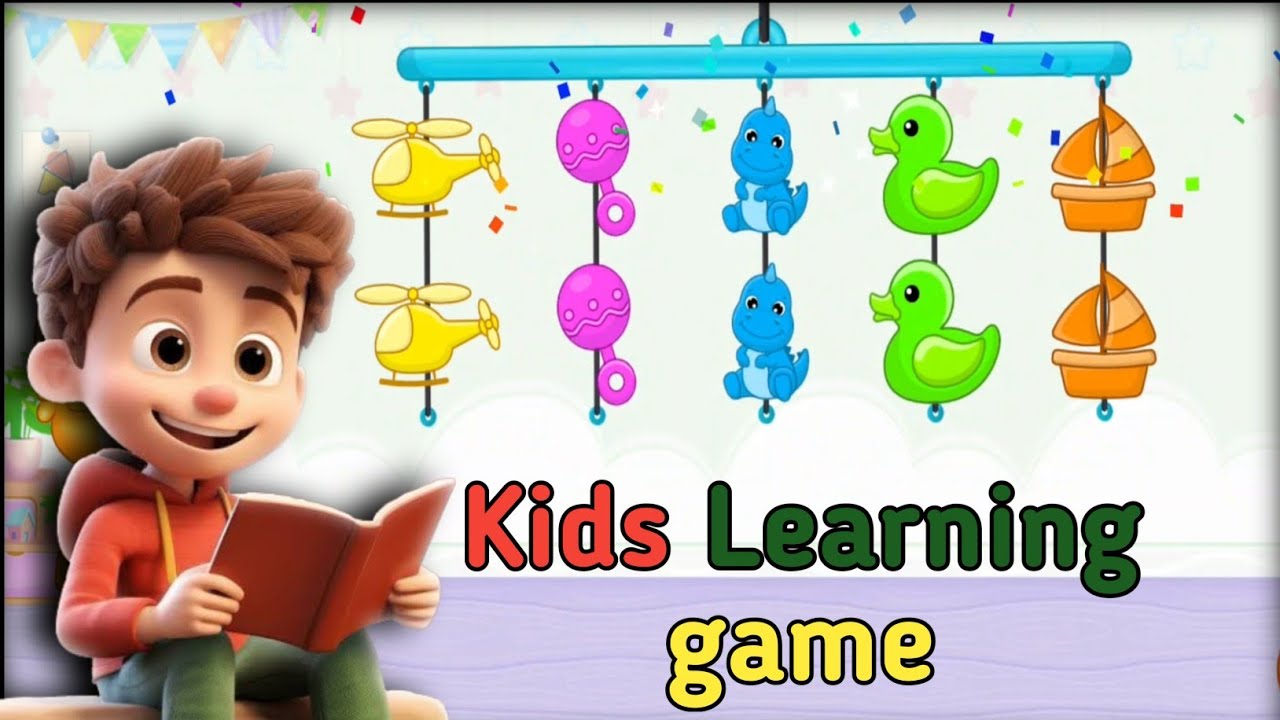 kids playing educational game | toddler learning game - YouTube