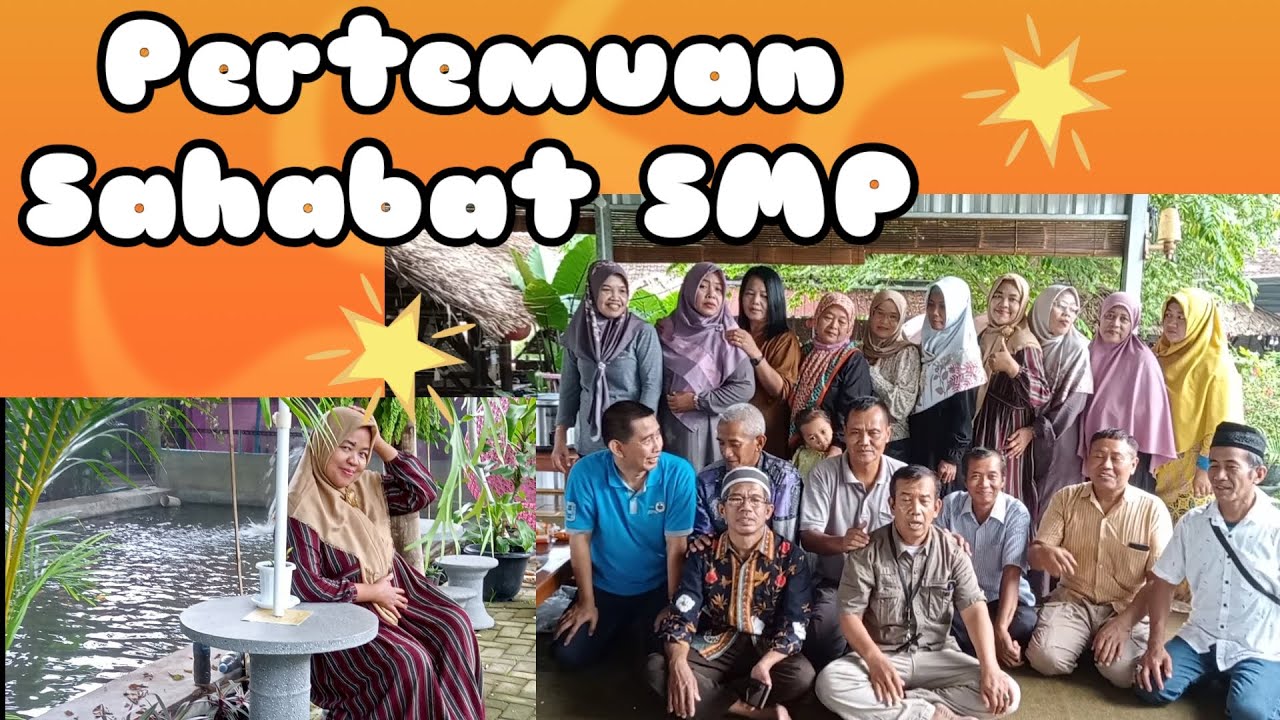Pertemuan sahabat SMP//reuni di zoom garden - YouTube