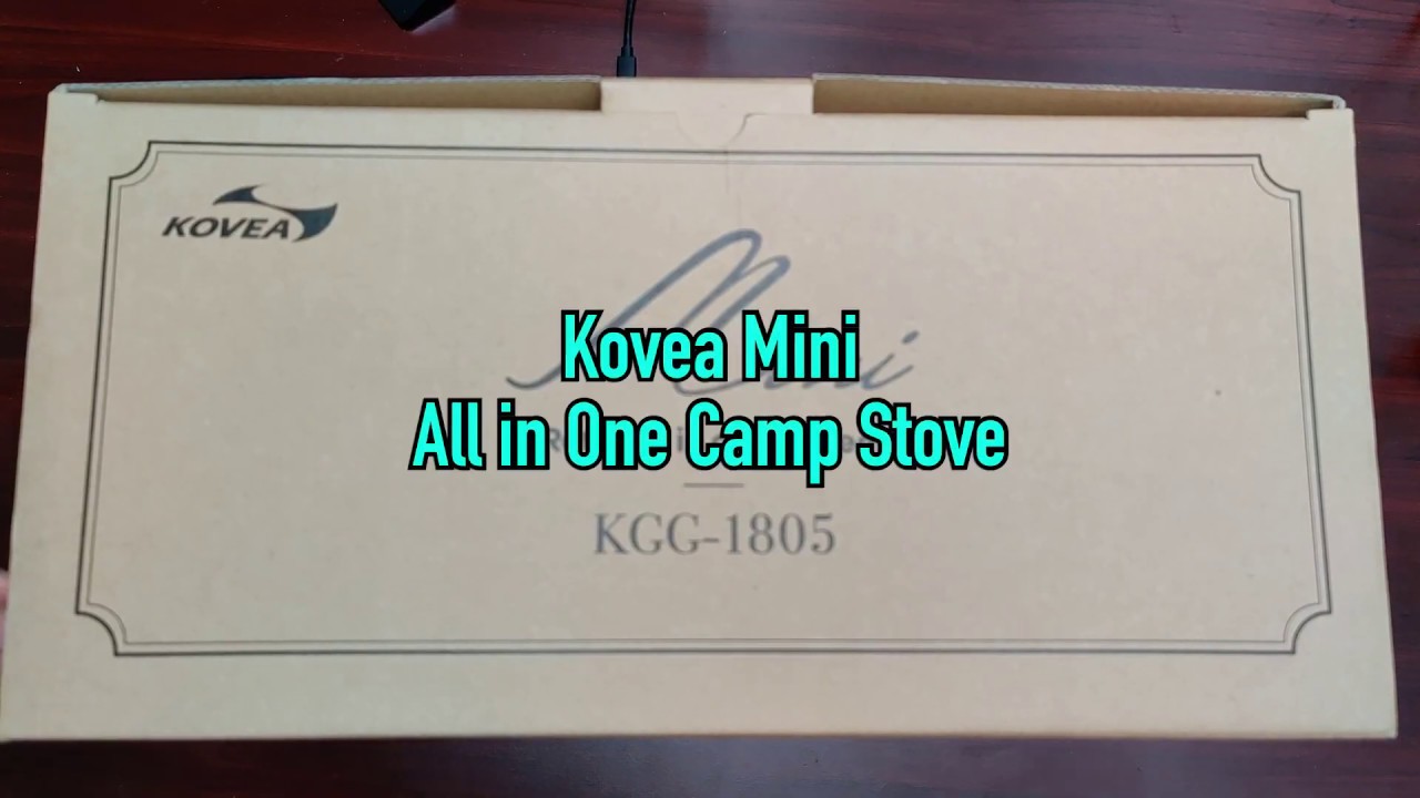 Kovea Mini All in One Camp Stove burner Unboxing Camping essential ...