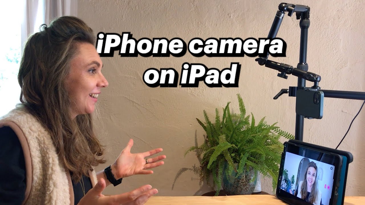 Use your iPhone's rear camera and see yourself on iPad - YouTube