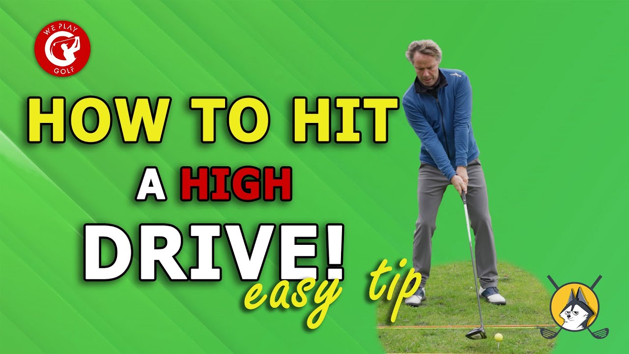 Easy drill to get a high ball flight with your driver! Golf tips and ...