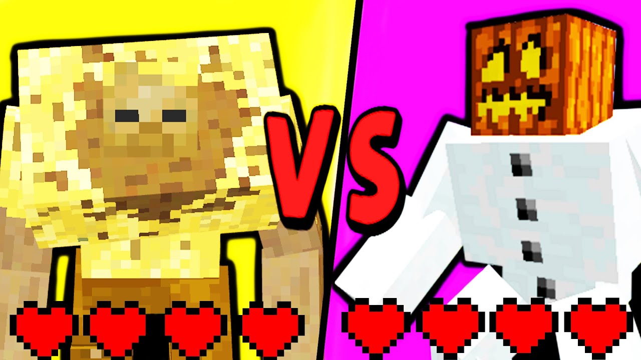 Mutant Husk VS Mutant Snow golem battle in minecraft - YouTube