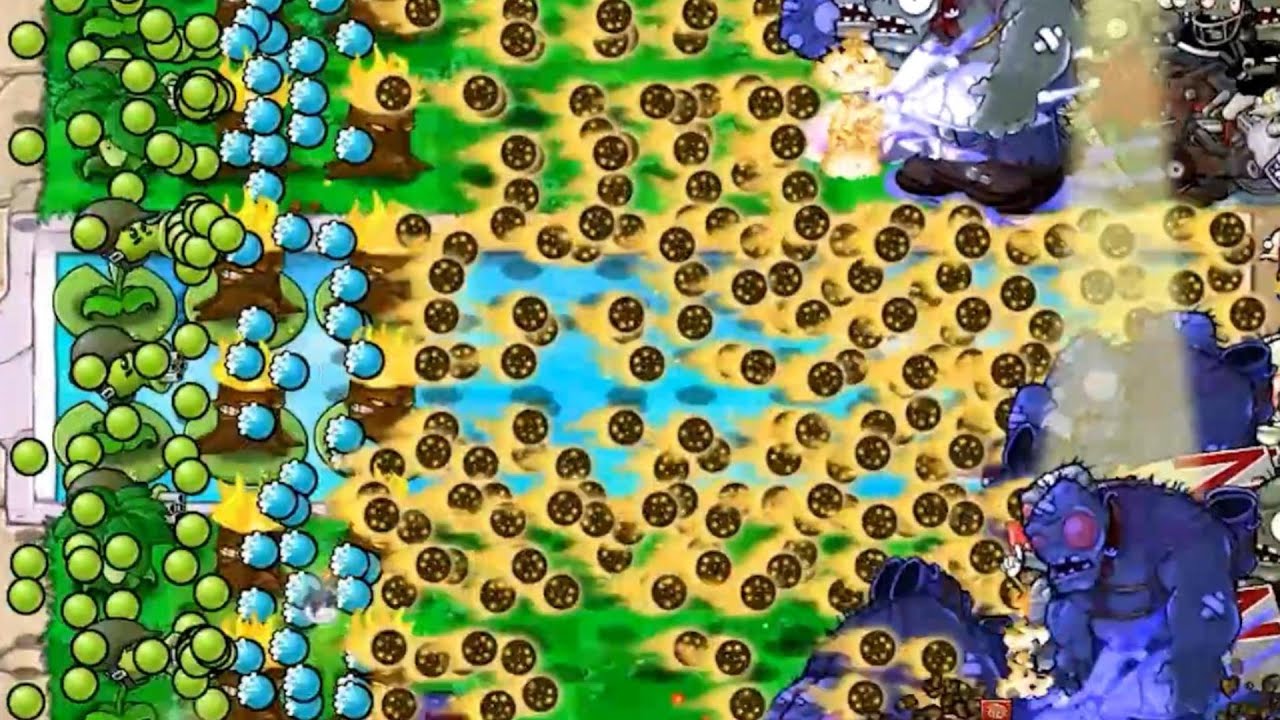 Plants vs Zombies: [95th Edition] "Field Expansion, Shooter" - YouTube