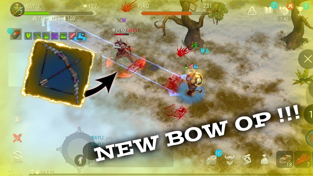 FROSTBORN PVP WITH NEW LEGENDARY BOW - ALFAR BOW OP ?? - YouTube