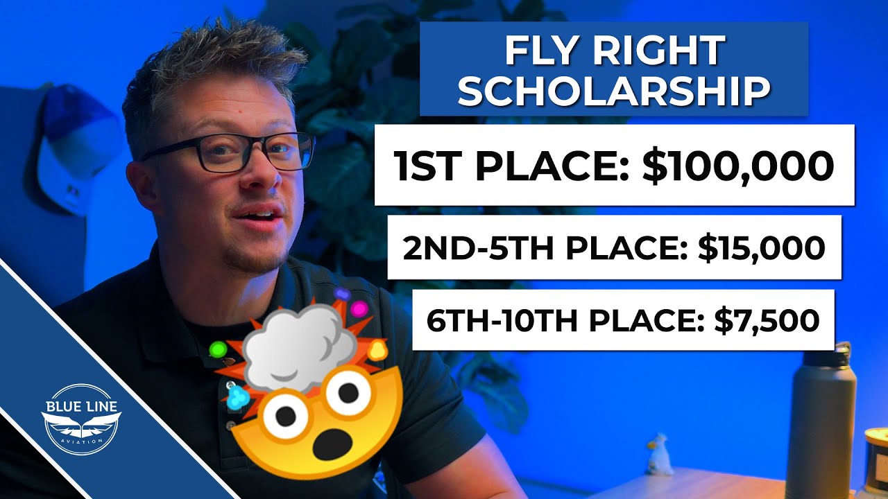$100,000 Scholarship for Flight School - Fly Right Scholarship - YouTube