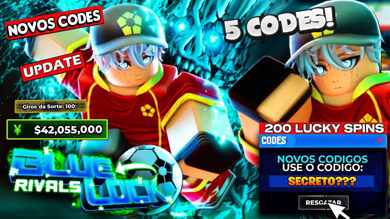 BLUE LOCK RIVALS: SAIU!! 5 NOVOS CÓDIGOS +TODOS CODIGOS DO BLUE LOCK ...