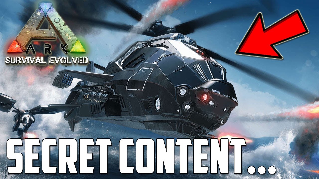 ARK Survival Evolved Helicopter update... - YouTube