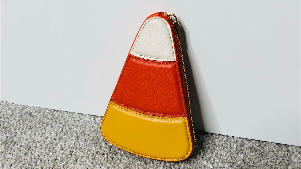 COACH Candy Corn Coin Case - YouTube