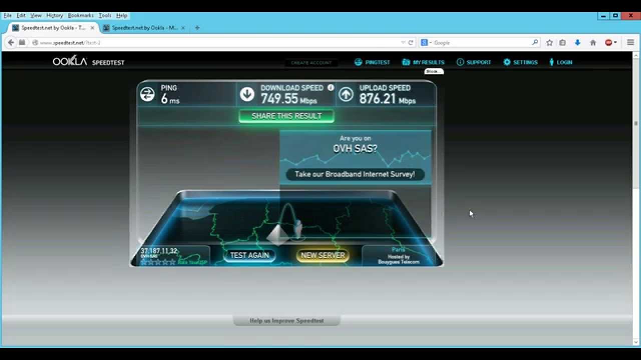 1gbps internet speed test - YouTube