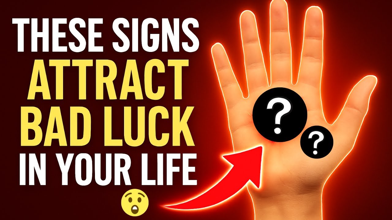 Do You Have These Unlucky Signs That Attract Bad Luck?- Palmistry - YouTube