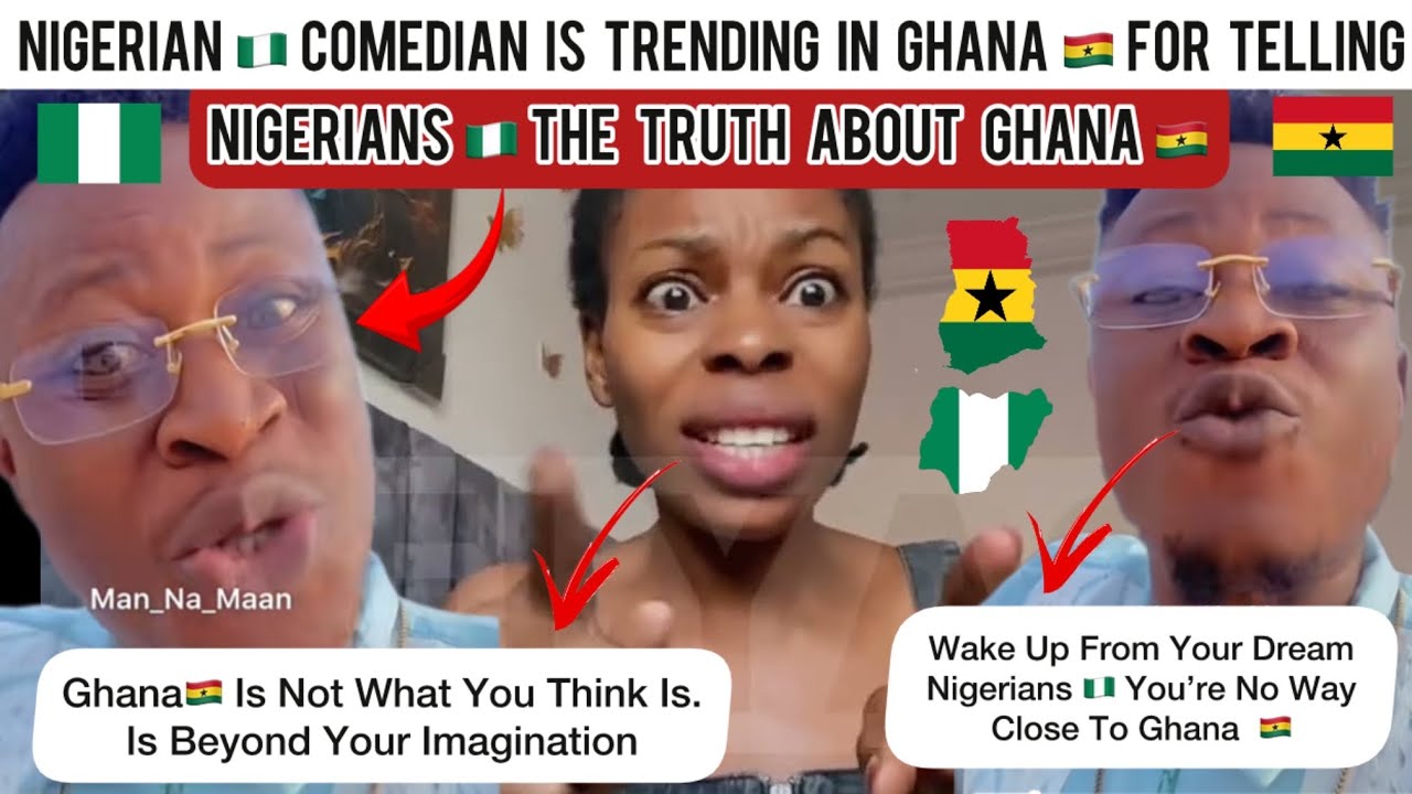 Nigerian🇳🇬 Comedian Trending In Ghana🇬🇭 For Telling His Fellow ...
