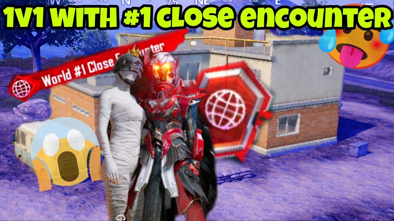 1v1 with world #1 close encounter 🥵 | pubg mobile tdm gameplay - YouTube