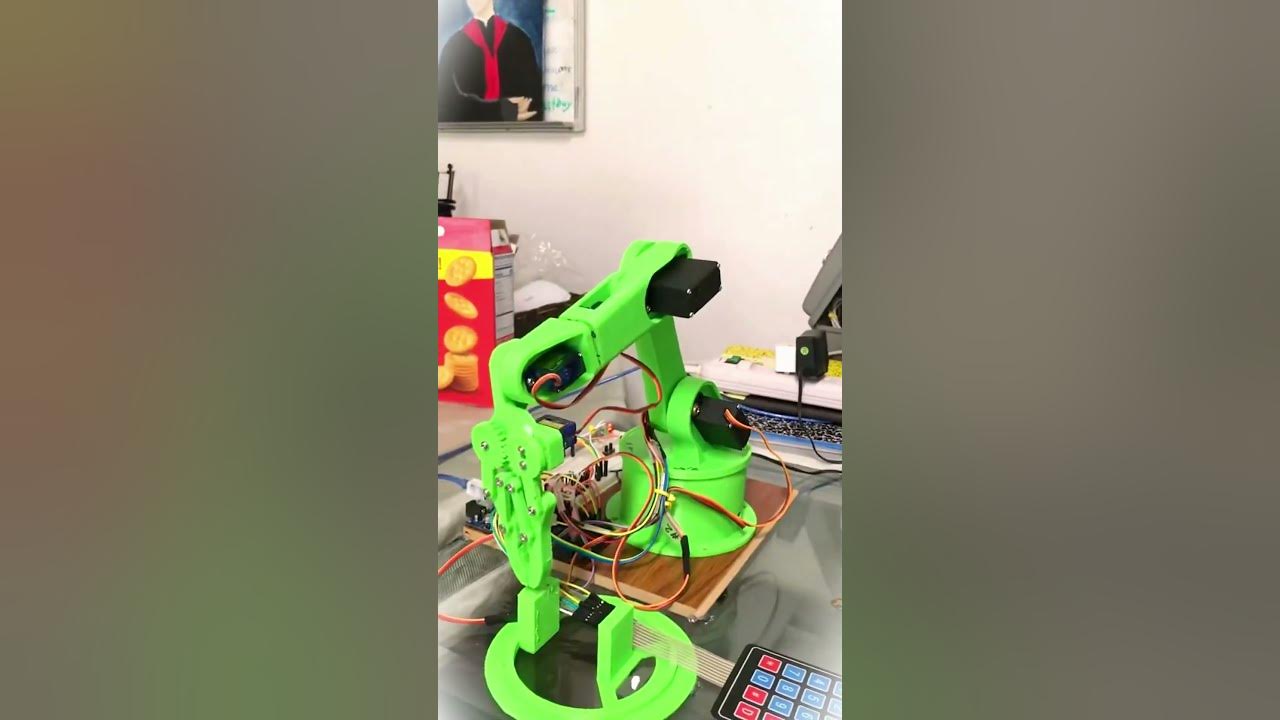 Testing Robot Arm Using Arduino Arduinoproject Electronicproject Diy Esp32project Youtube