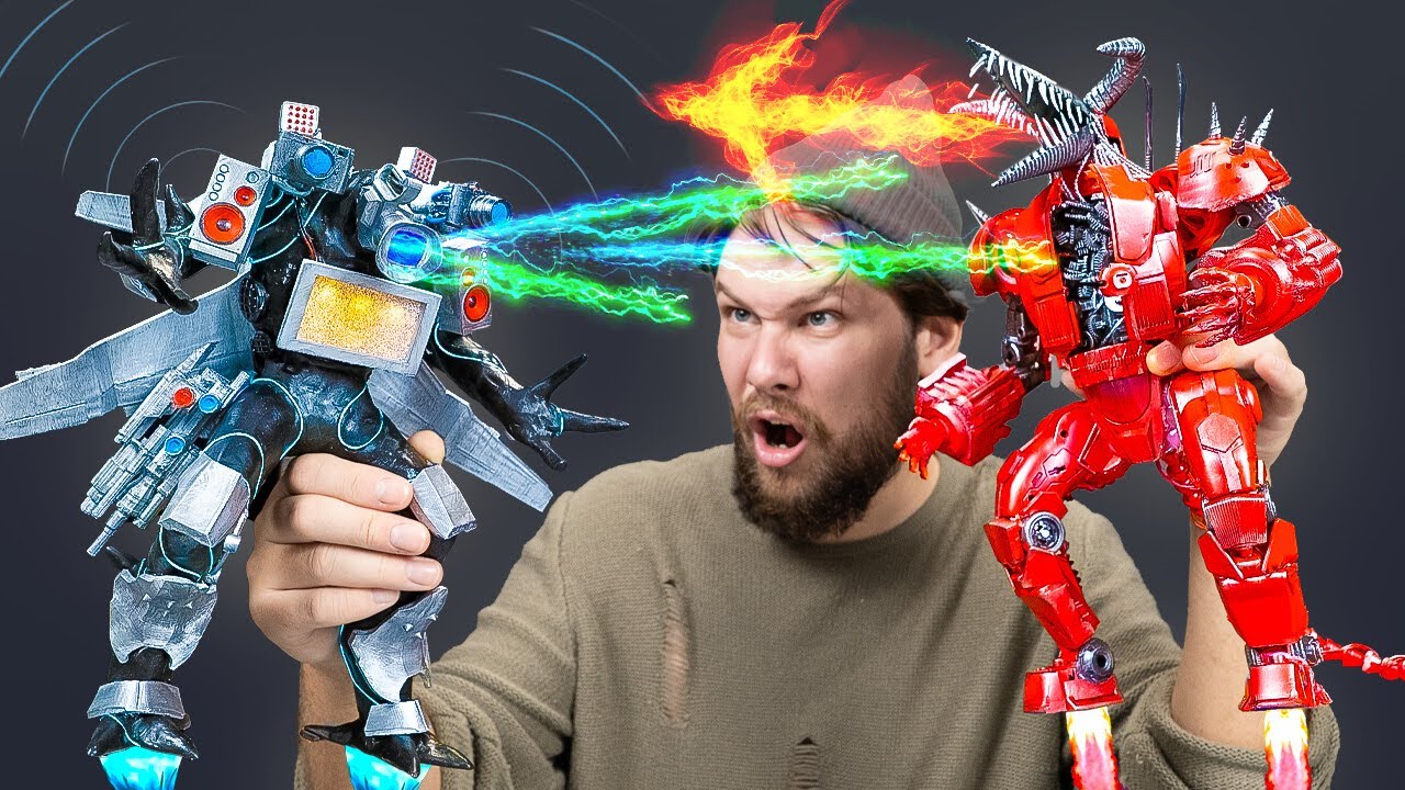 New: Watch Us Craft Triple Titan Man From Skibidi Toilet 💪 He's ...