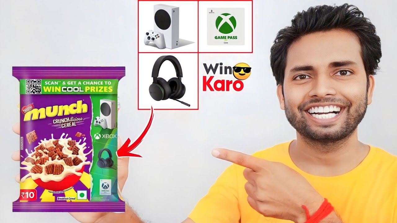 Nestle Munch Scan & Win Cool Prizes Offer - Win XBox Gaming Console, XBox Headset New Offer 2024 ...