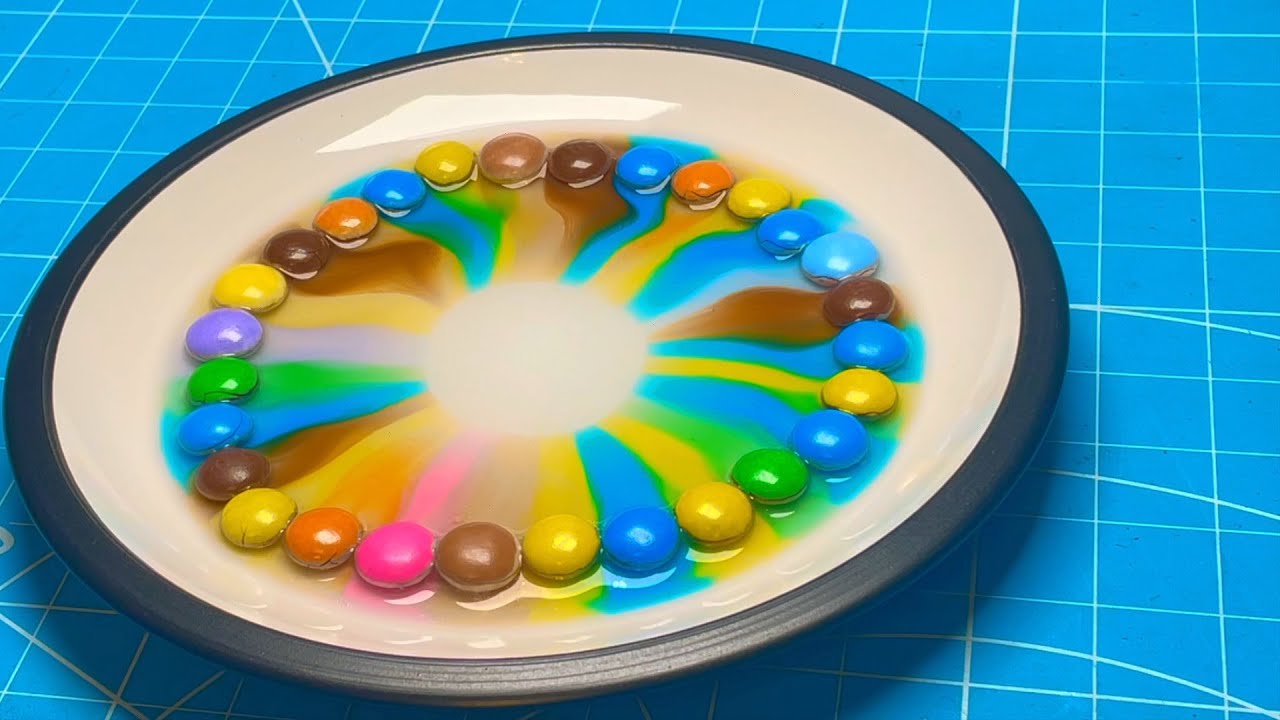 Satisfying Video | Rainbow Mixing Smarties | Smarties Rainbow Trick DIY ...