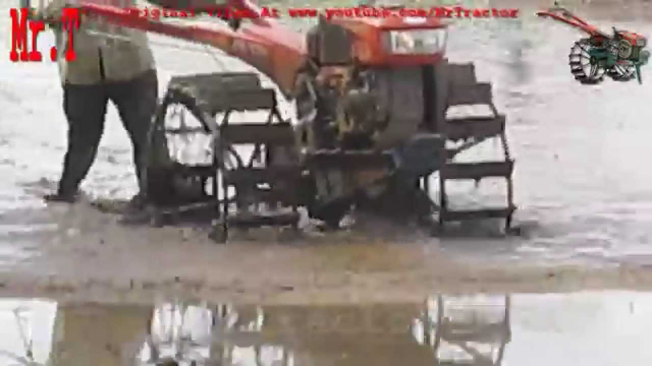 Quick Two Wheel Tractor Kubota Diesel Engine Powered Working Full Sound ...