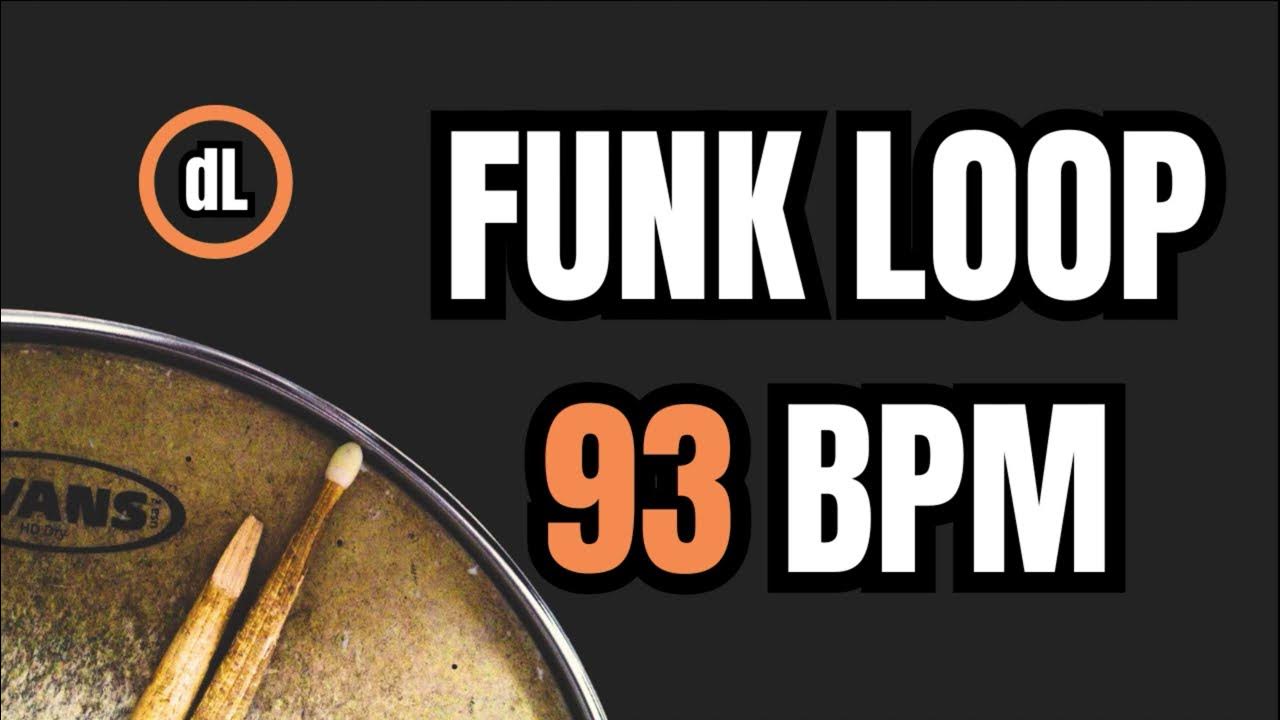 Funk Drum Groove Loop 93 BPM - YouTube