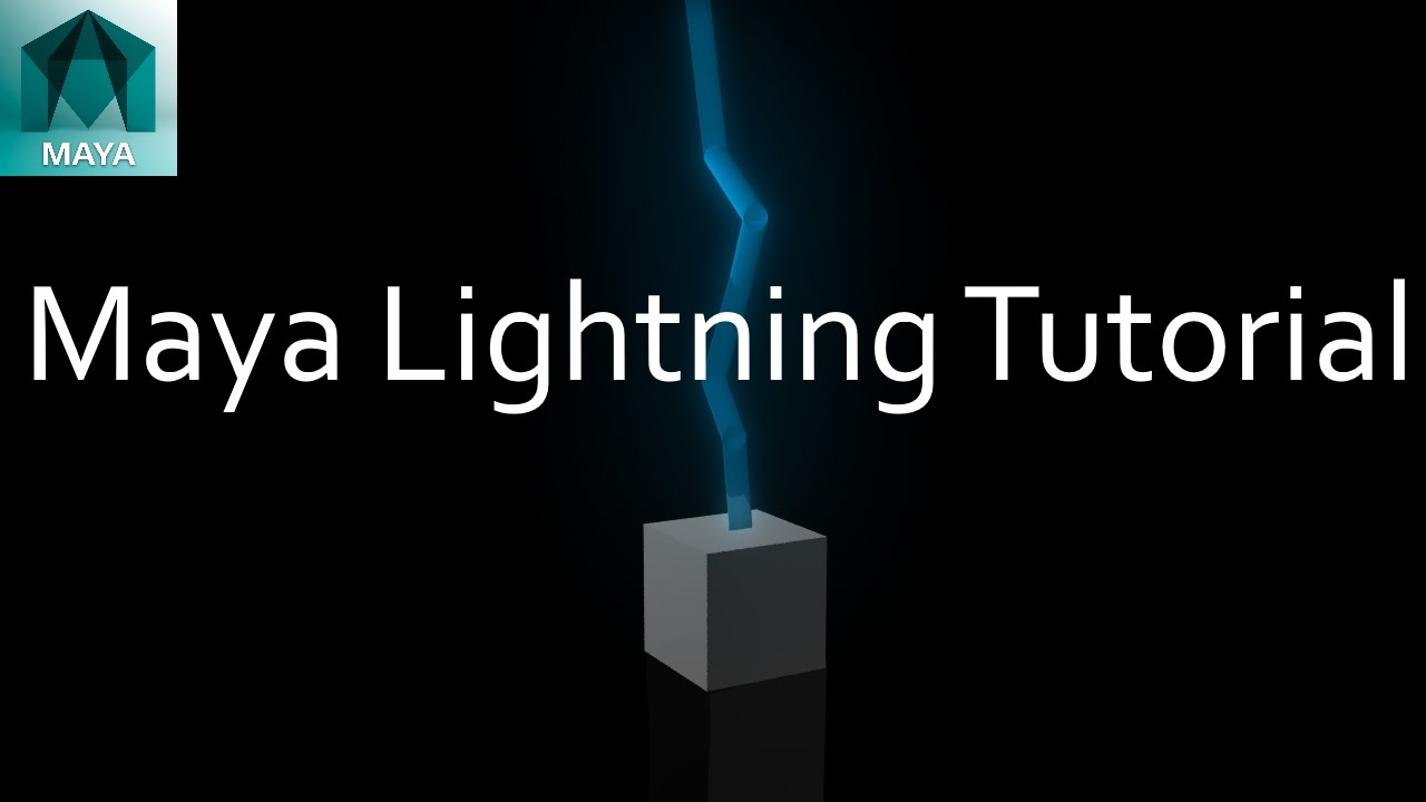 Maya 2017 Basic Lightning tutorial! - YouTube