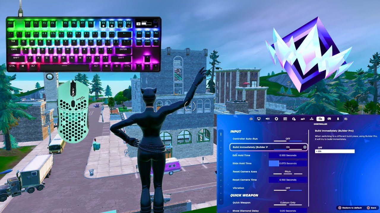 NEW BEST Keyboard & Mouse SETTINGS + Sensitivity in Fortnite - YouTube