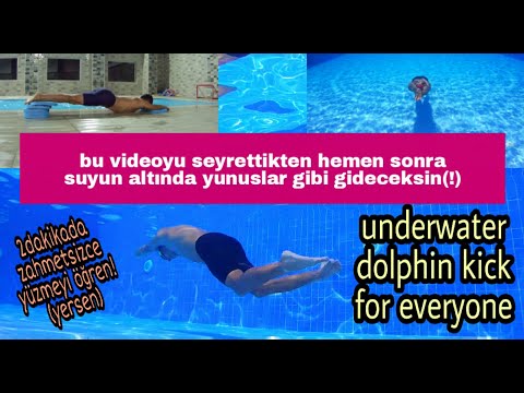 Sualtı dolfin/kelebek vuruşu nasıl yapılır, su altında hızlı nasıl yüzülür